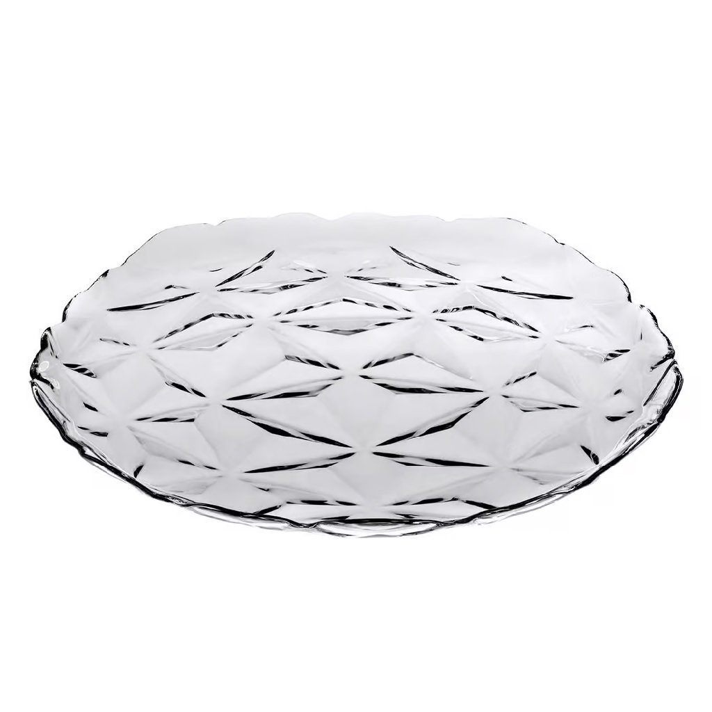 Pasabahce Gebäckteller Pasabahce Estrella Teller 28 cm, Glas, (1 Teller)