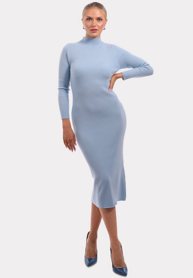 Yc Fashion And Style Strickkleid Strickkleid Mit Stehkragen Knit Dress