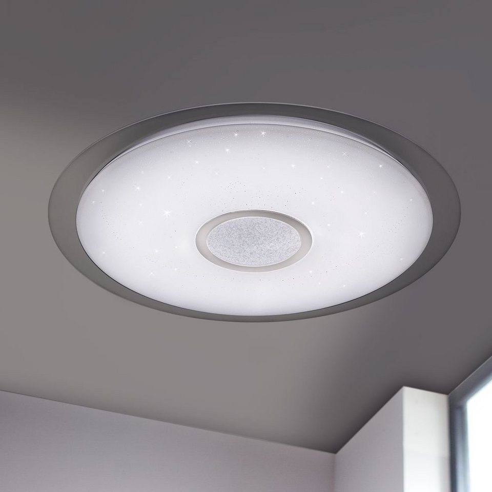 Click Licht Led Deckenleuchte Led Deckenleuchte Kiana Weiß Mit