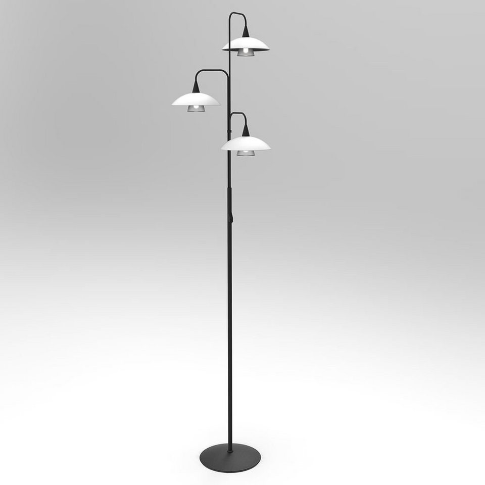 Click Licht Led Außen Stehlampe Led Stehleuchte Tallerken In Schwarz