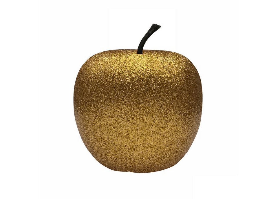 Mambocat Dekofigur Dekoapfel Xs Gold Apfel Dekofrucht Obst Dekoration