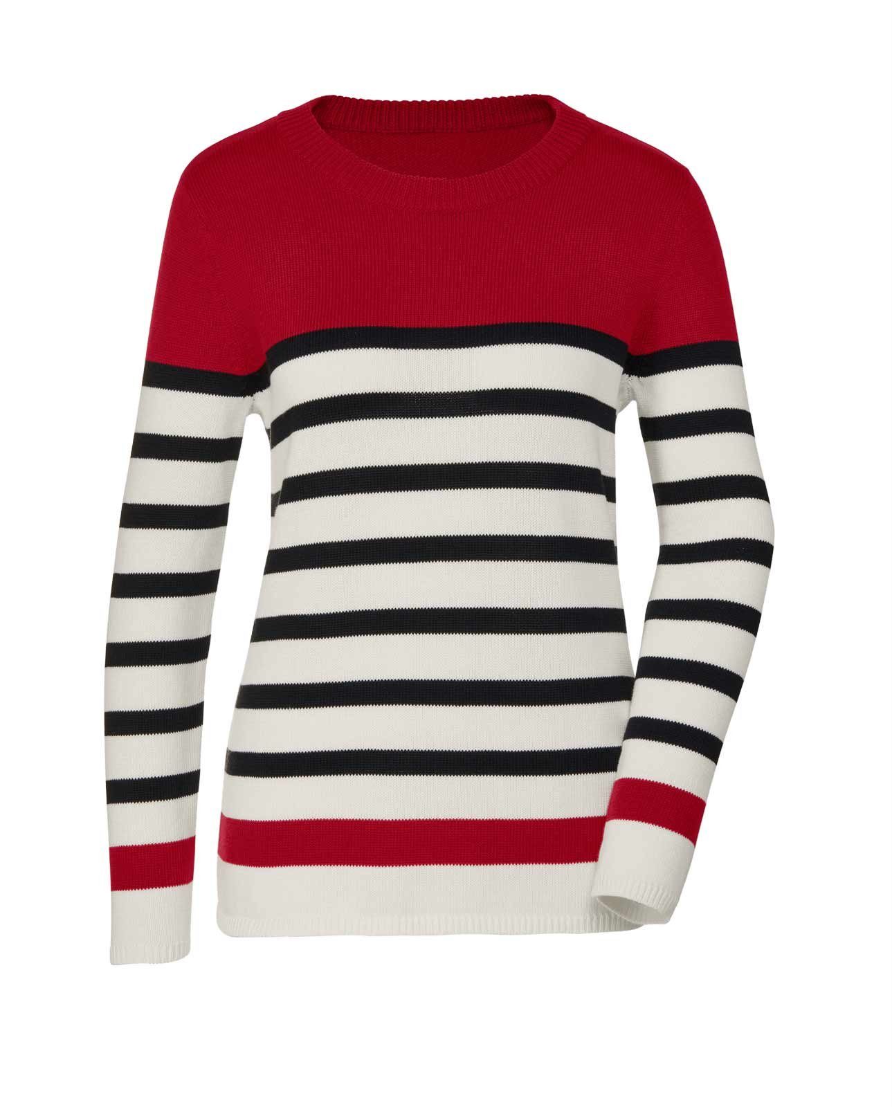 Creation L Wickelpullover Création L Premium Damen Pima Baumwoll
