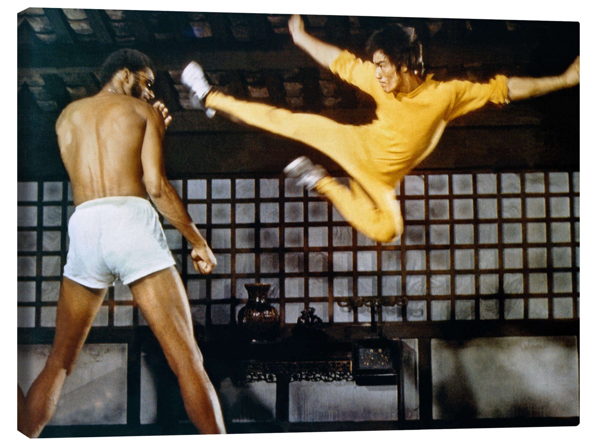 Posterlounge Leinwandbild Bridgeman Images Bruce Lee Und Kareem Abdul
