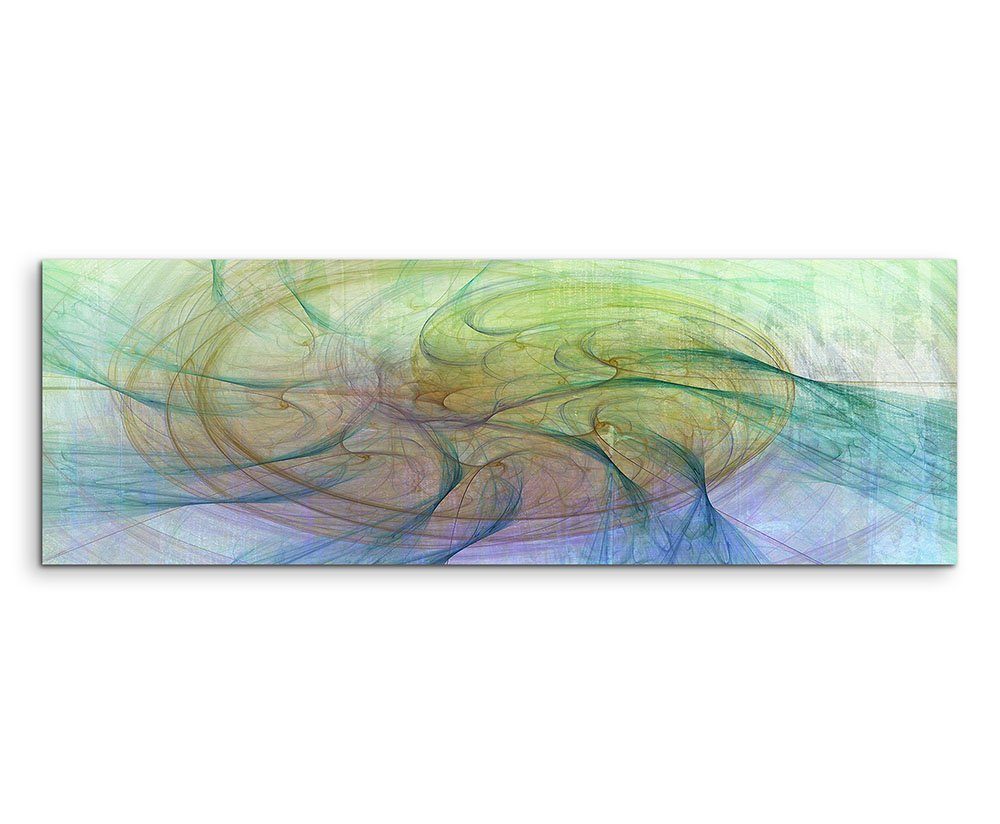 Sinus Art Leinwandbild Abstraktes Panoramabild 1017 150x50cm