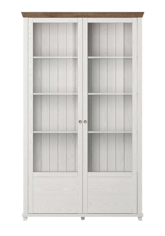 Stylefy Vitrine Elvira Standvitrine Stauraumvitrine 2 Türig 8