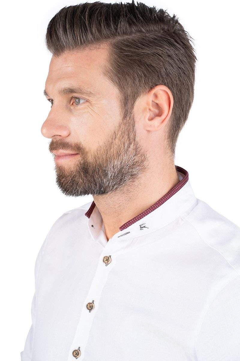 Orbis Textil GmbH & Co. KG Trachtenhemd Trachtenhemd - HUBERT - weiß ...