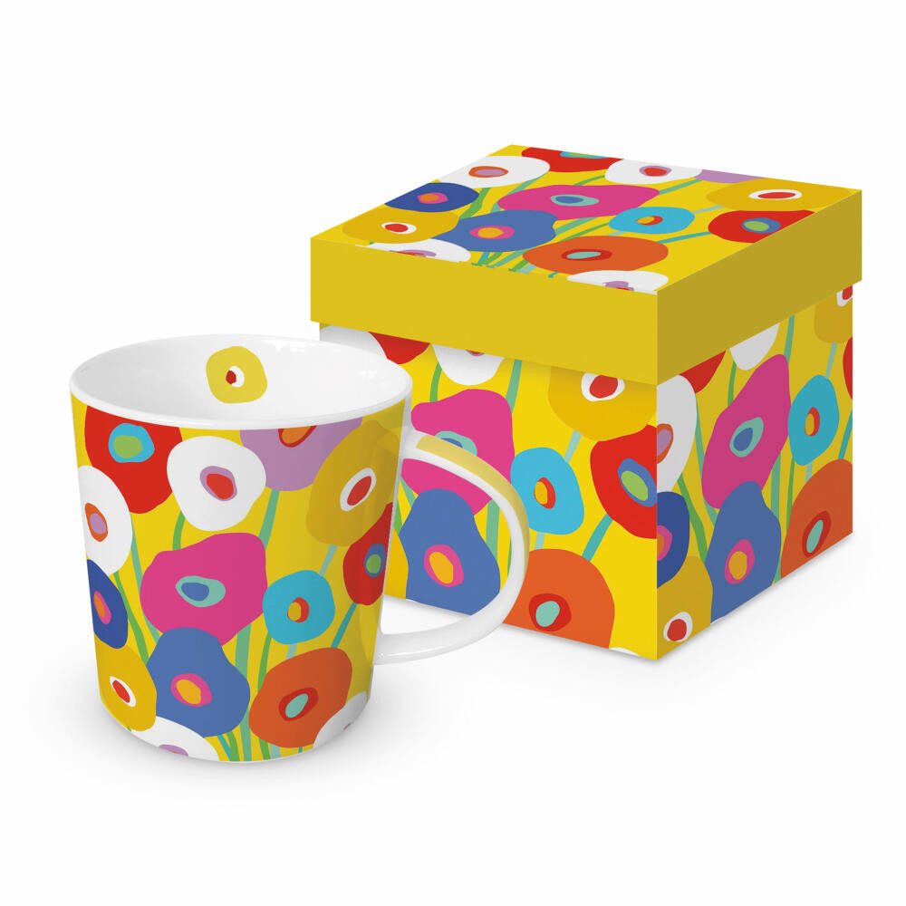 PPD Tasse Super Bloom yellow Trend Mug GB, 400 ml, New Bone China
