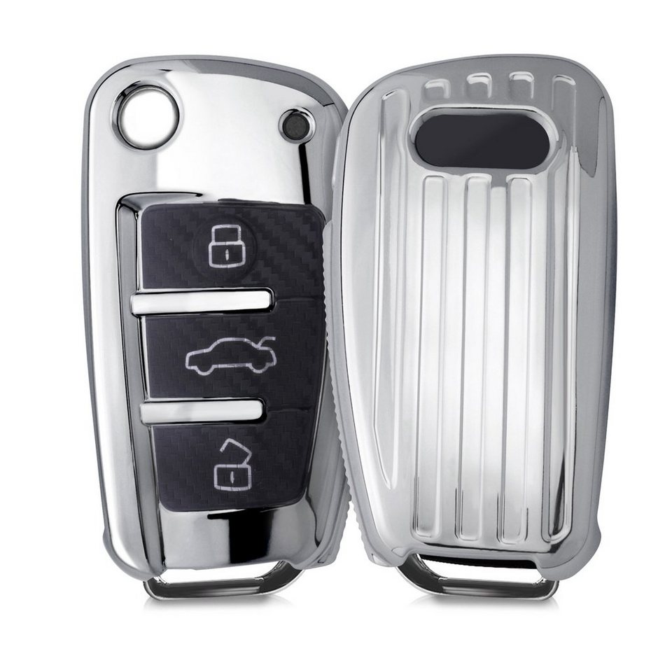 Kwmobile Schlüsseltasche Autoschlüssel Hülle Für Audi Tpu Fullbody