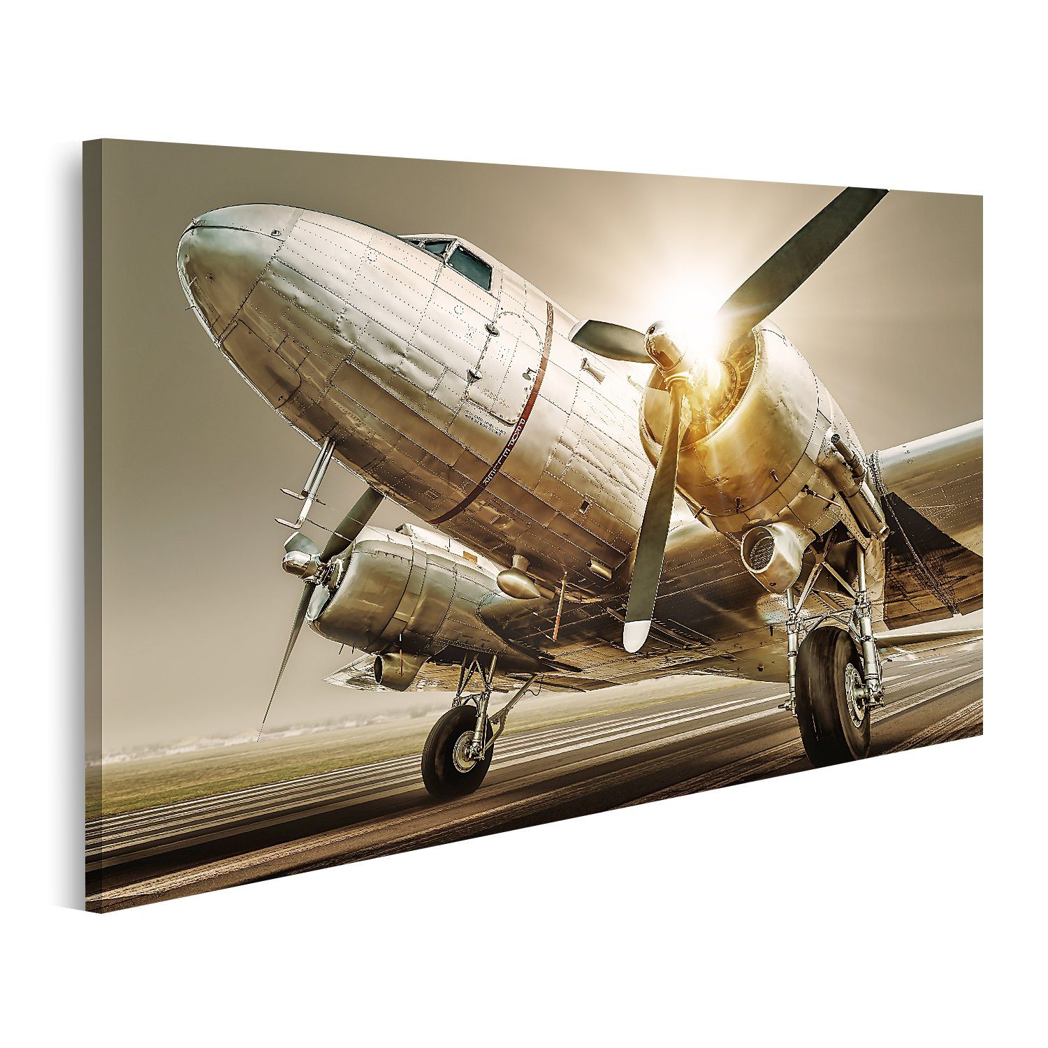 Islandburner Leinwandbild Bild Auf Leinwand Flugzeug Historisches