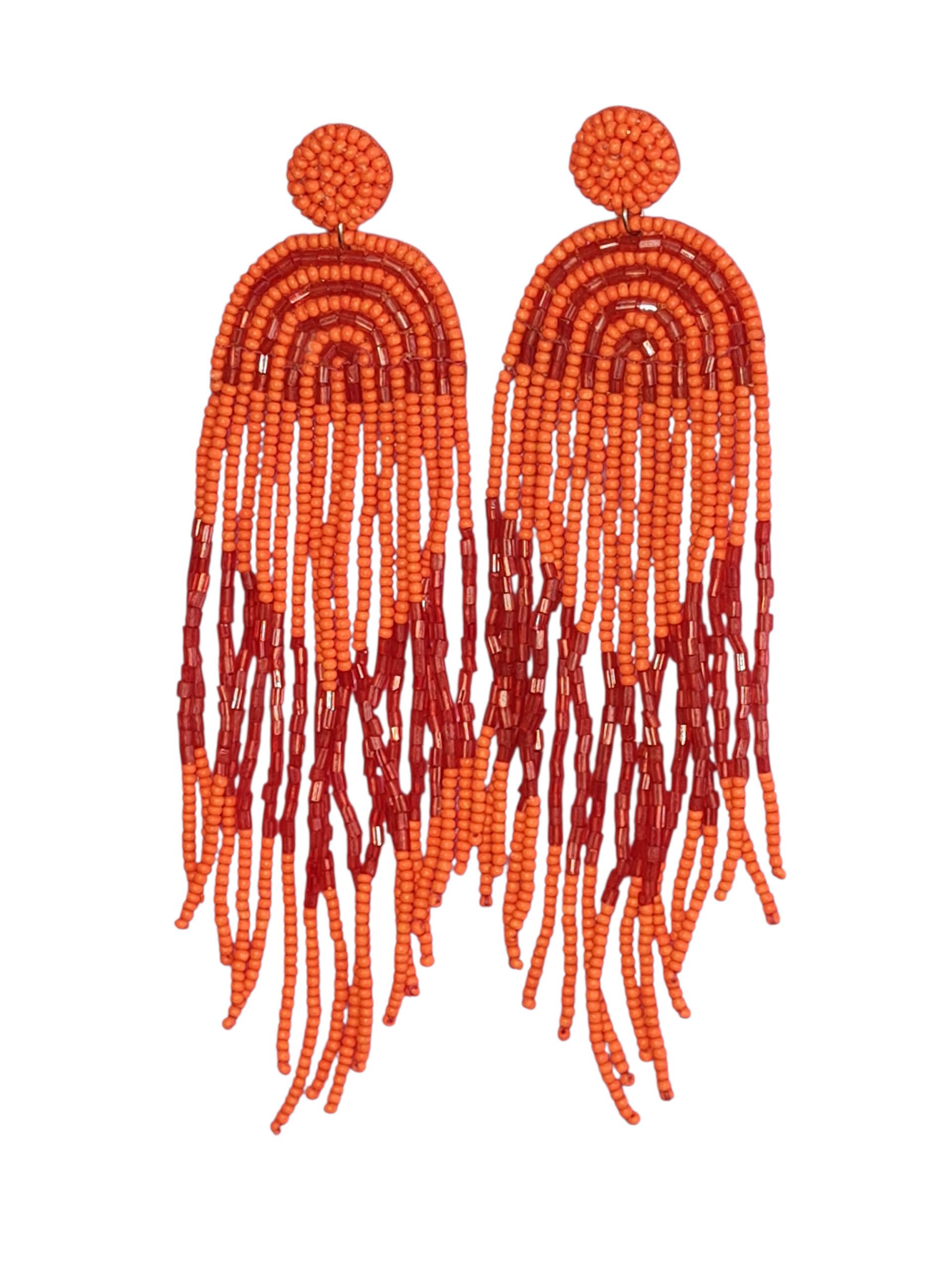 PfauGermany Paar Ohrhänger Cyanea Hanging Beads