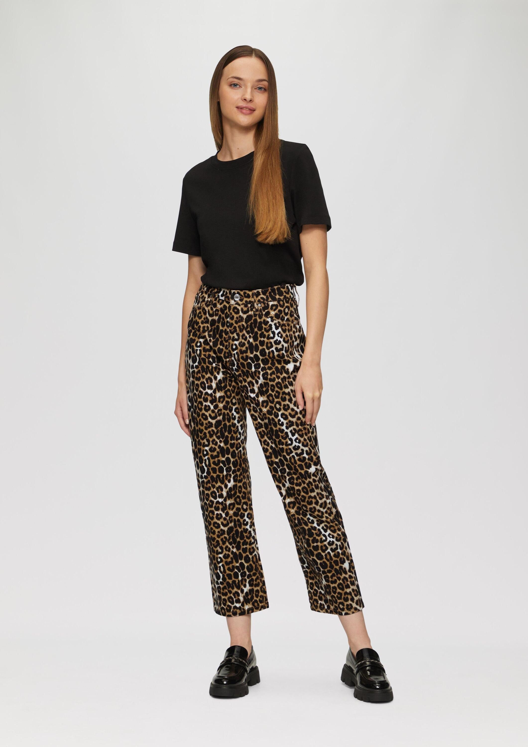 s.Oliver Regular-fit-Jeans Jeans-Hose KAROLIN Crop Jeans Karolin im ...