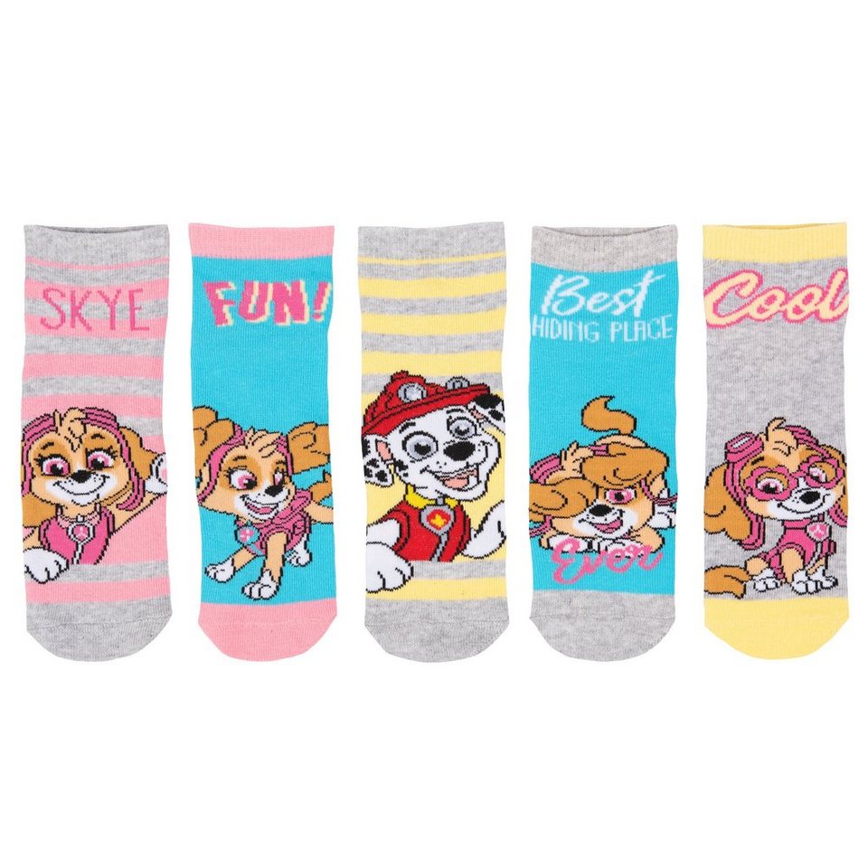 United Labels® Socken Paw Patrol Socken Für Mädchen Kindersocken Bunt
