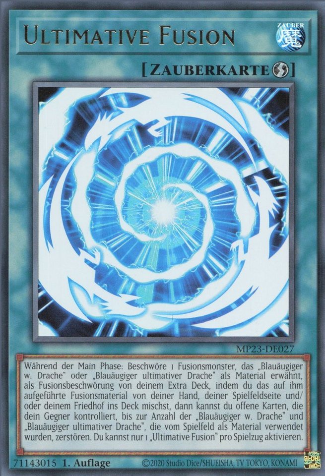Recollectibles Sammelkarte Yugioh Karte Ultimative Fusion Deutsch Yu