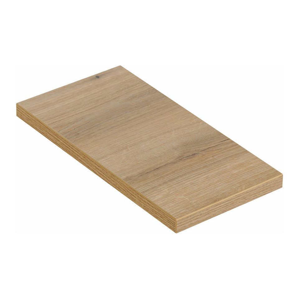 Lomadox Waschtischplatte Newport 56 Oak Abdeckplatte 20cm In Eiche