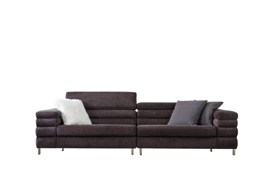 Xlmoebel 4 Sitzer Designer 4 Sitzer Couch In Braun Für Das Wohnzimmer