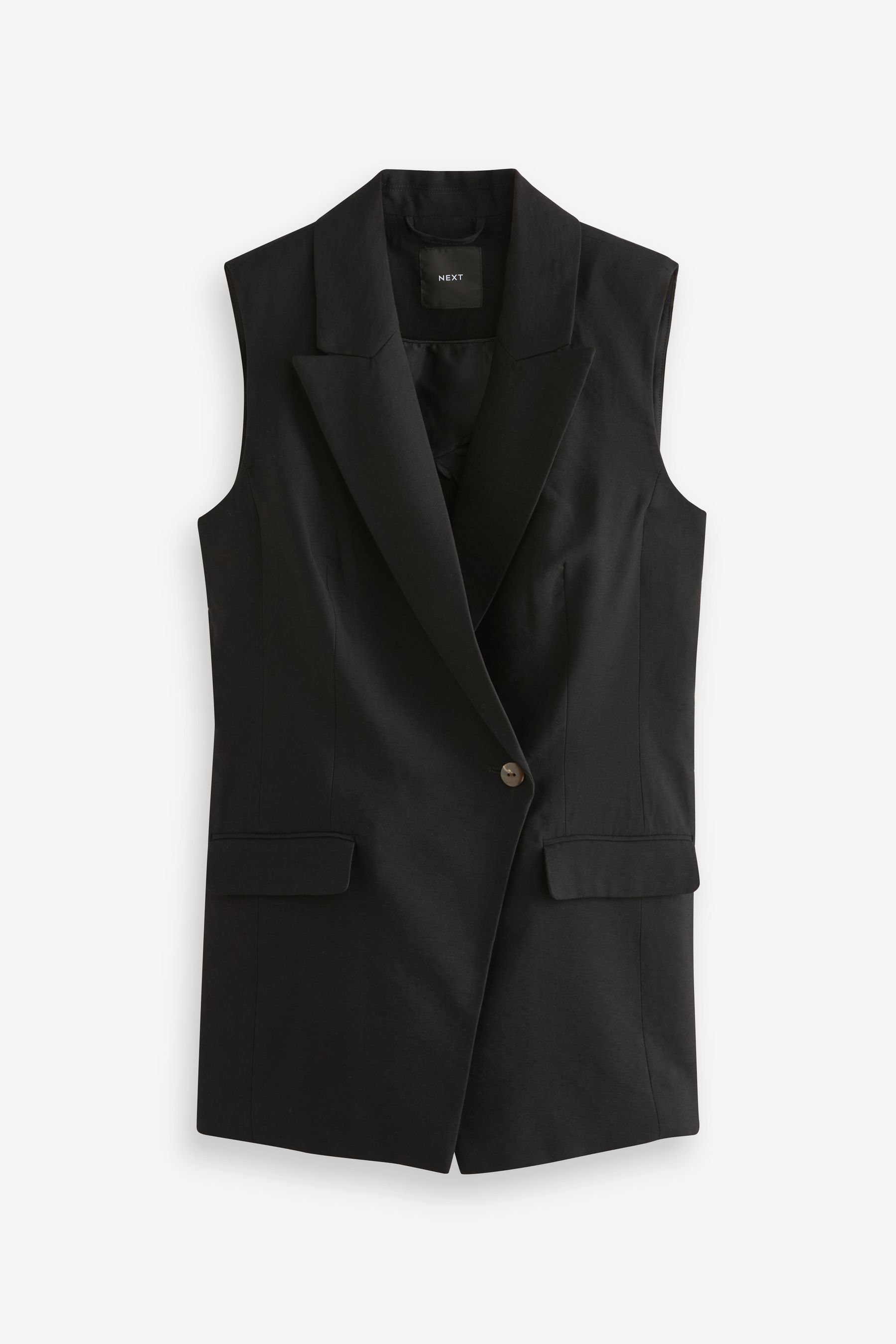 Next Jackenblazer Asymmetrischer ärmelloser Blazer Im Tailored Fit 1