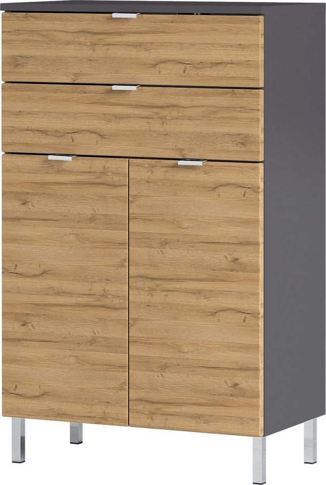 Kadima Design Kommode Inde Badkommode Mit Schubkasten Grauholz