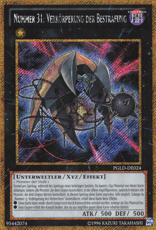 Recollectibles Sammelkarte Yugioh Karte Nummer 31 Verkörperung Der