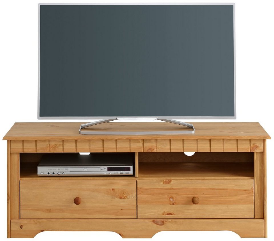 Home Affaire Lowboard Pöhl 120 Cm Breit Aus Massiver Kiefer