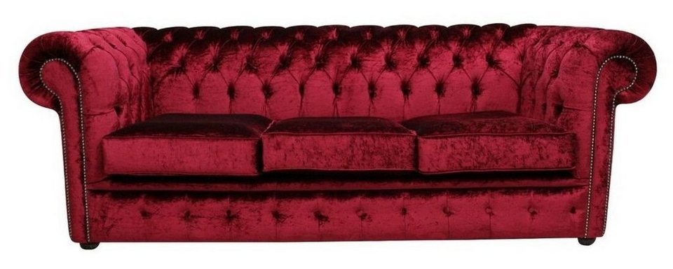Jvmoebel 3 Sitzer Chesterfield Design Luxus Polster Sofa Couch Sitz