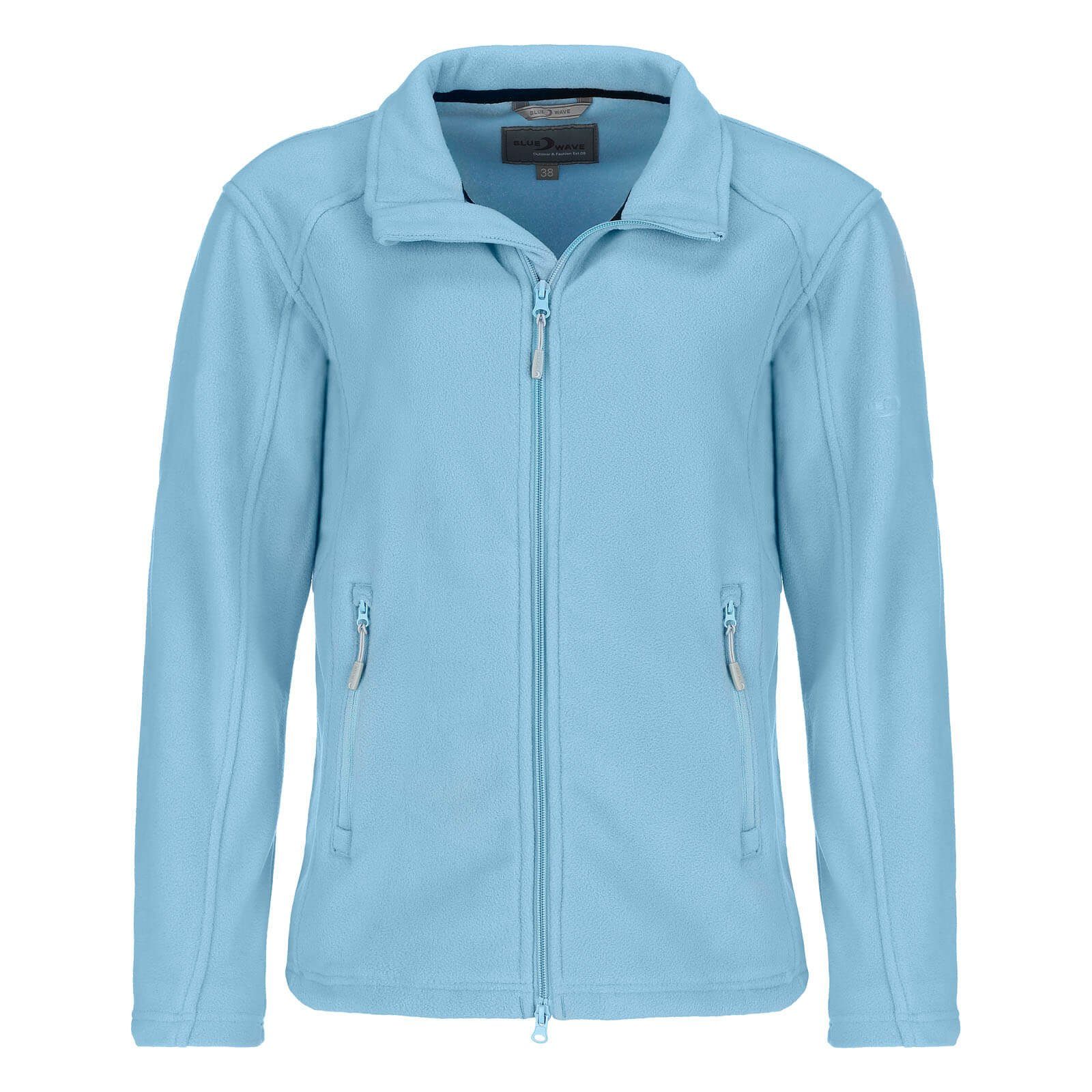 Blue Wave Fleecejacke Damen Jacke Henriette Mit Stehkragen Und