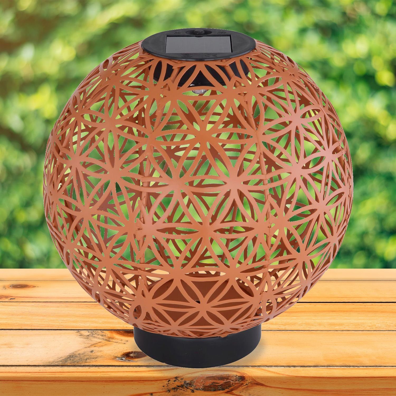 GLOBO LIGHTING LED Solarleuchte Solarleuchte Garten Kugel 20 cm ...