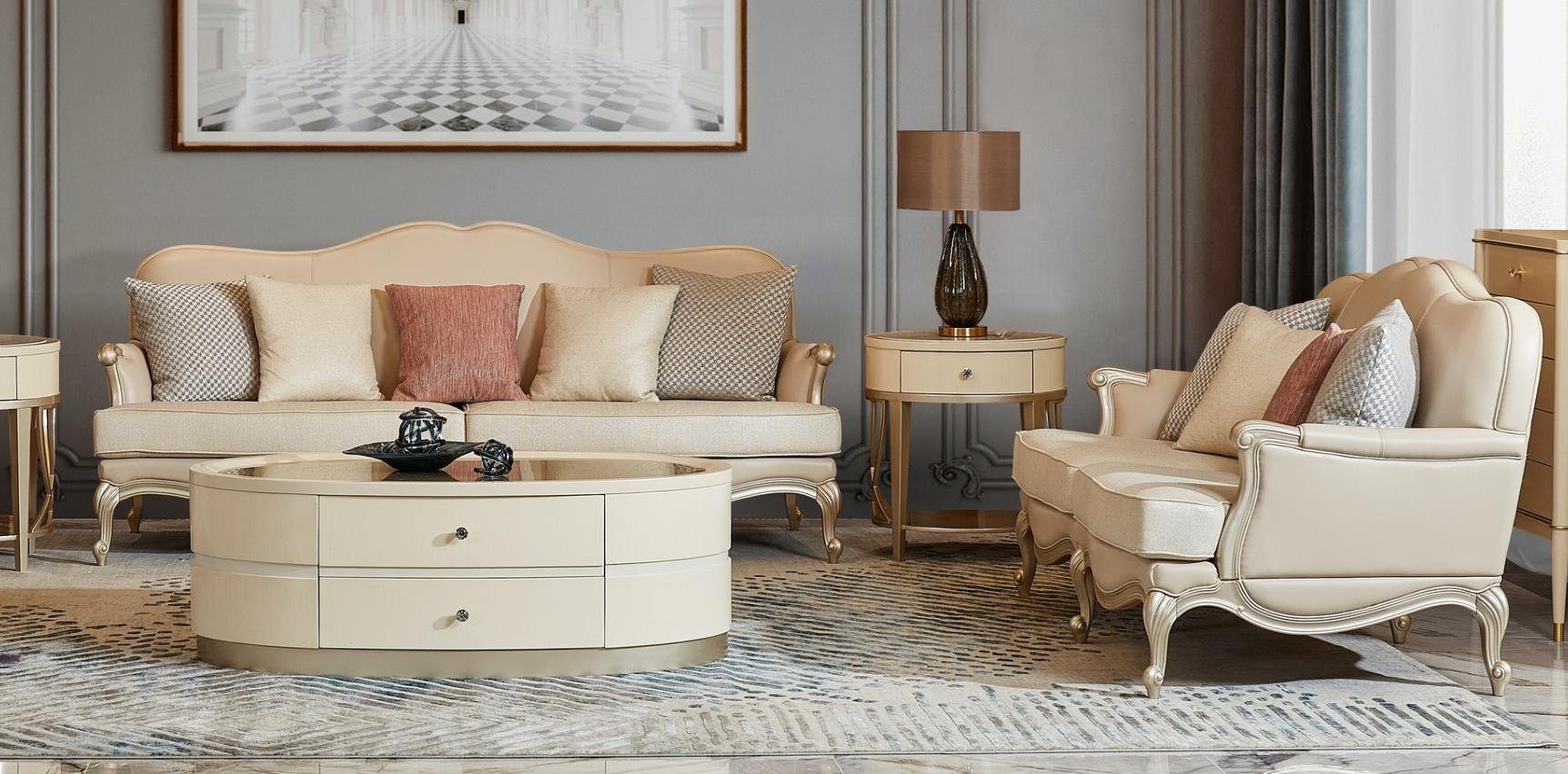 Jvmoebel Sofa Sofagarnitur 3 2 Sitzer Set Design Sofa Polster Couchen