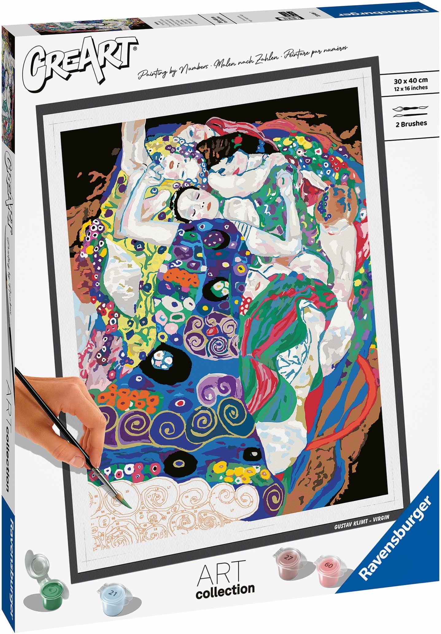 Ravensburger Malen nach Zahlen Malen nach Zahlen CREART Premium Serie B ART Virgin Klimt 23649