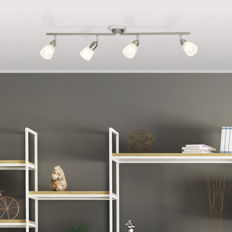 Lightbox Led Deckenleuchte Led Wechselbar Warmweiß Spotrohr
