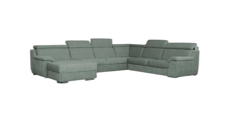 Xlmoebel Ecksofa Grauem Ecksofa U Form Polster Relaxcouch Stoff