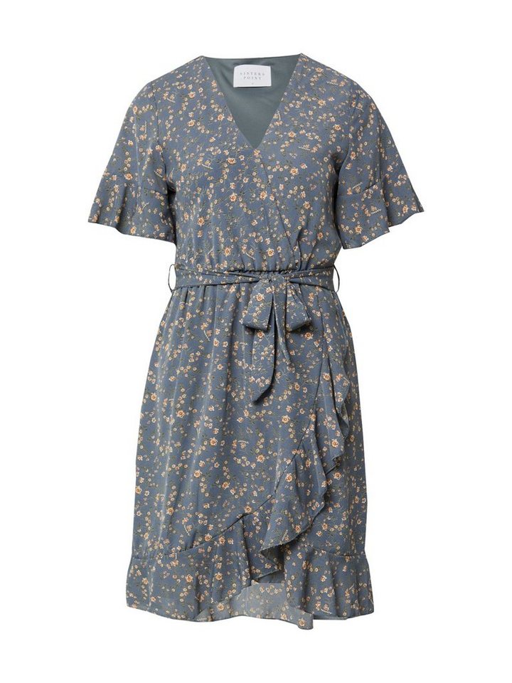 Sisters Point Blusenkleid Greto 1 Tlg Drapiertgerafft Volant
