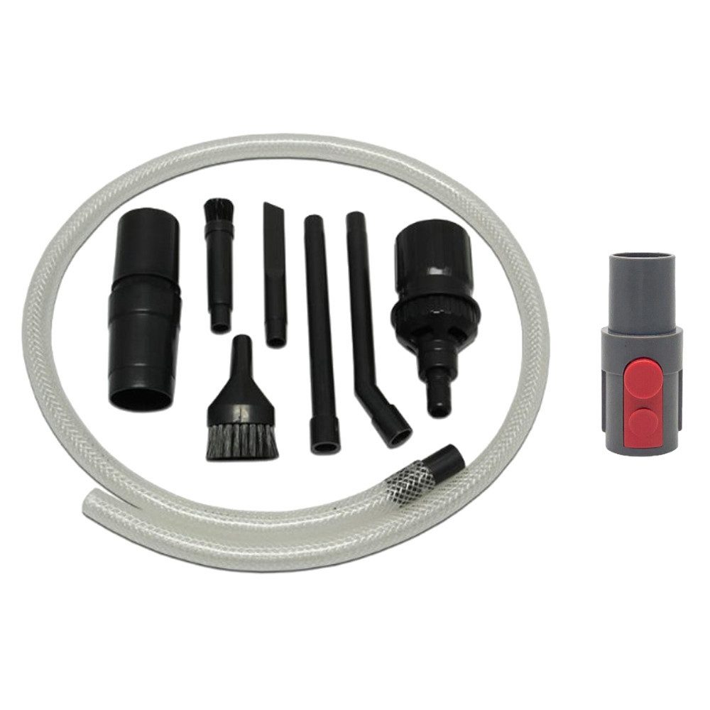 Trade-Shop Reinigungs-Set 8-teilig inkl. Anschluss-Adapter passend für Dyson V7 V8 V10 V11 V15 ...