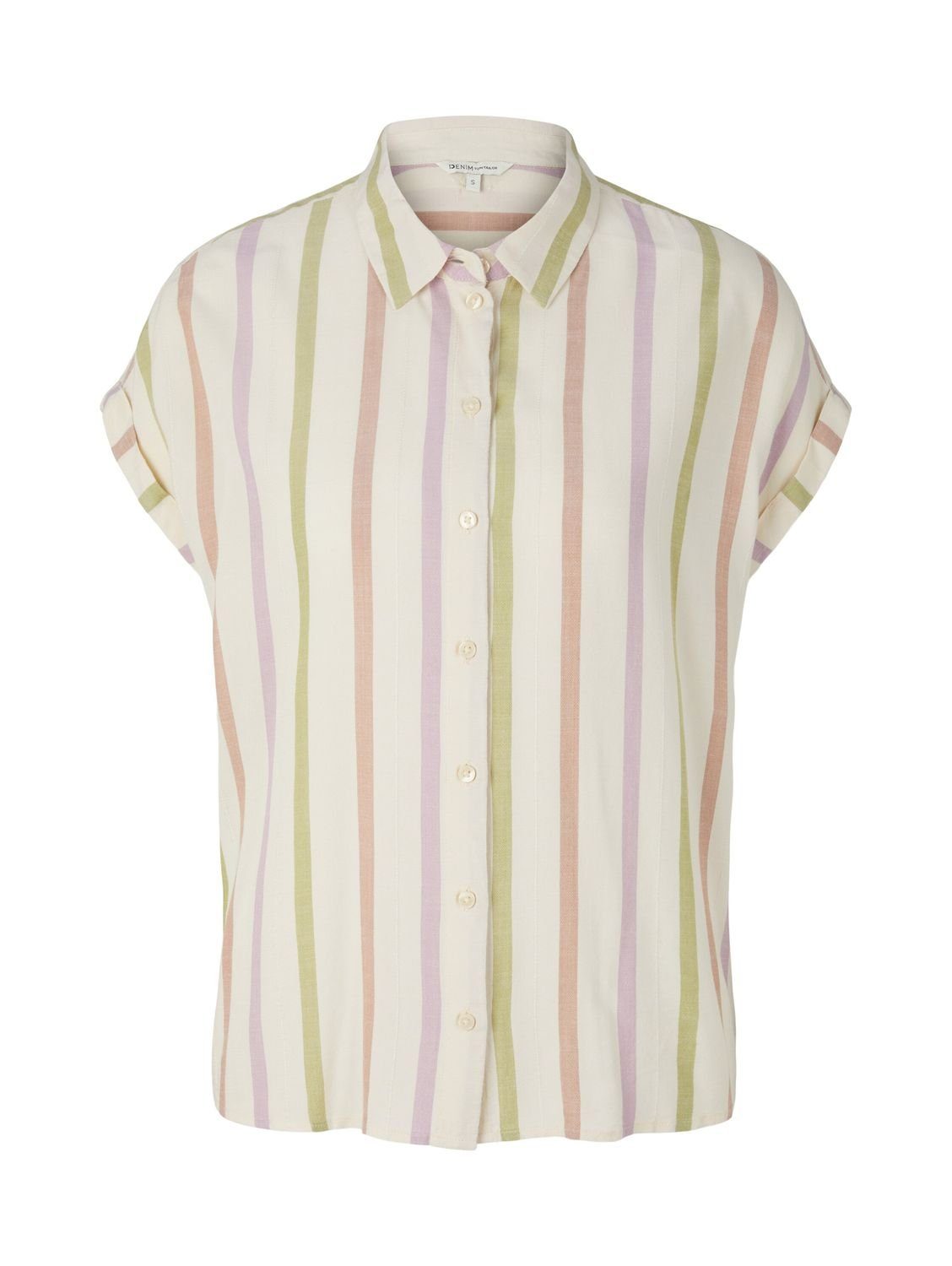 Tom Tailor Denim Tunika 1 Tlg Falten Aktuelle Bluse Für Damen Mit