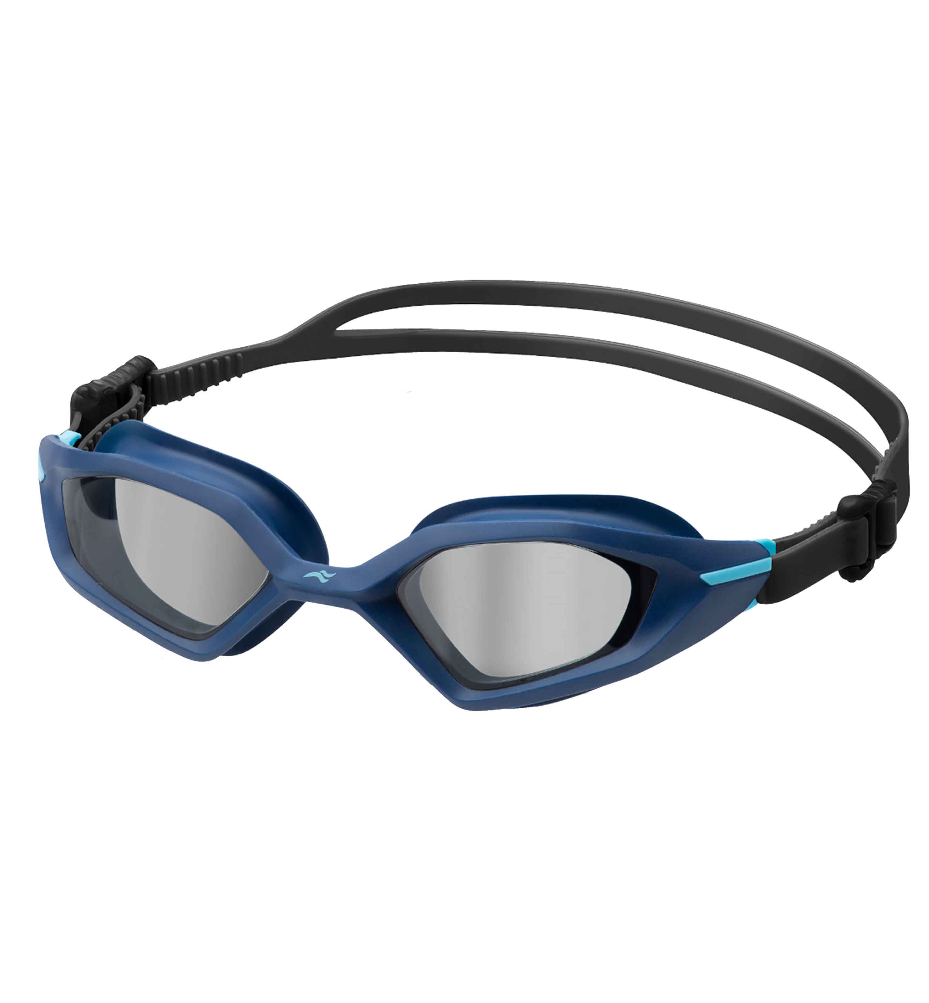 Aqua Speed Schwimmbrille Serenity Wasserbrille verspiegelt weiß – UV ...