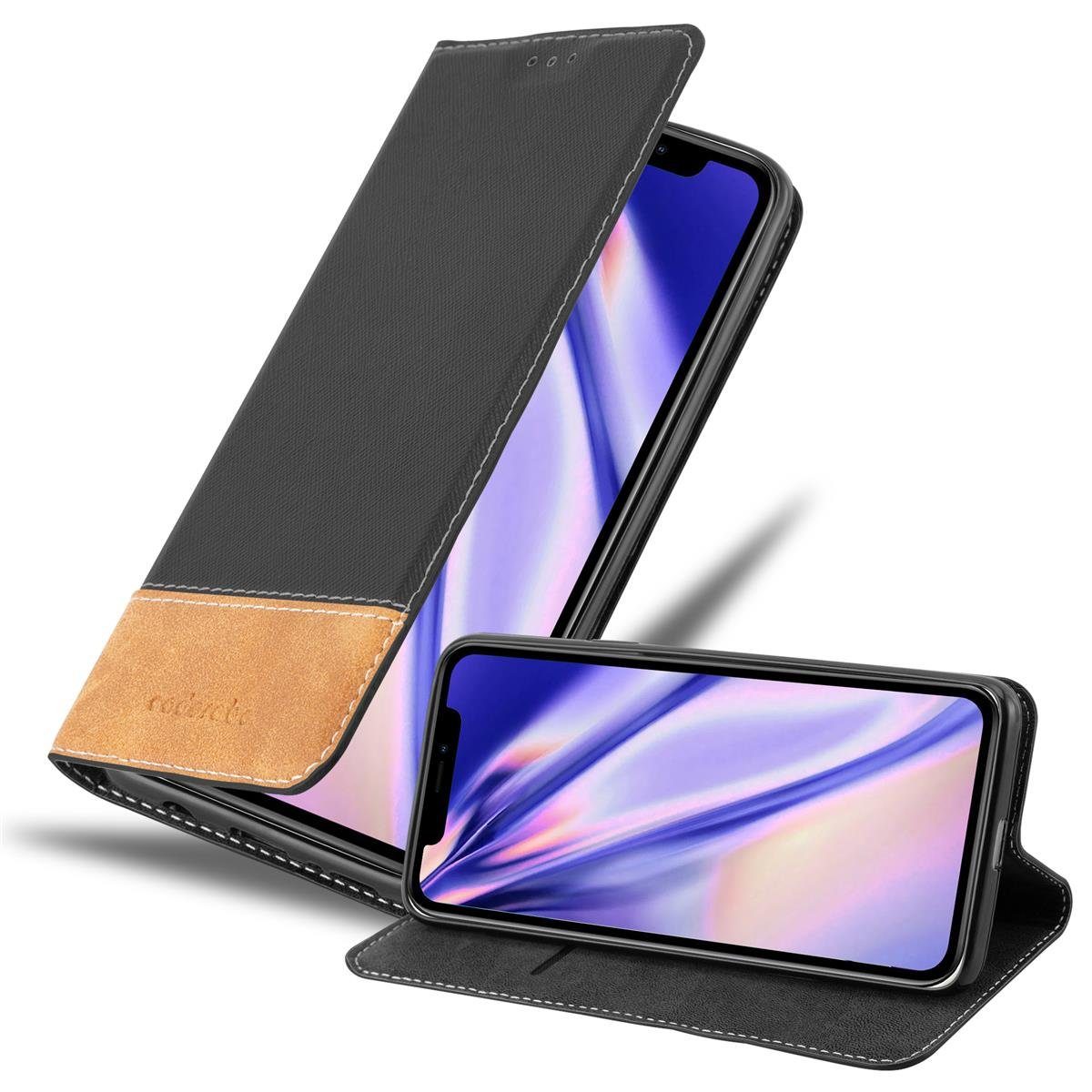 Cadorabo Handyhülle X Wallet Kunstlederkombi Apple Iphone 11 Klappbare