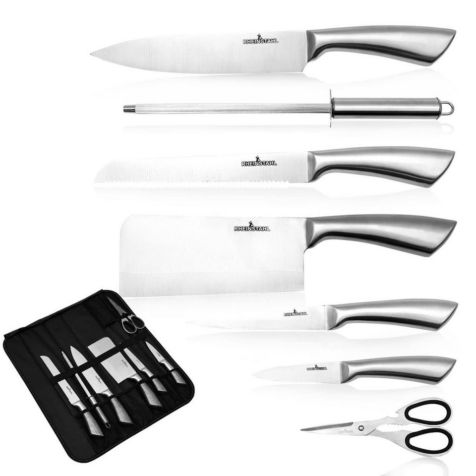 Rheinstahl Messer Set Mit 8 Teilig Kochmesser Mit Edelstahl Rostfrei