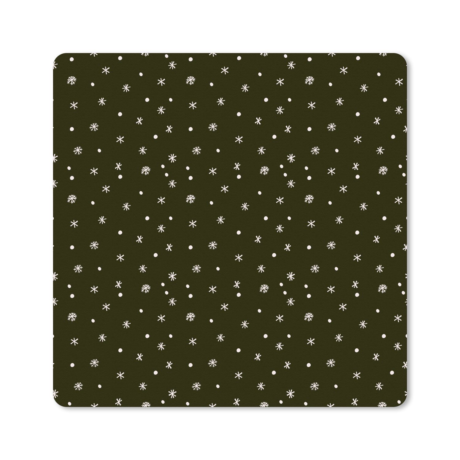 Muchowow Gaming Mauspad Schneeflocke Winter Muster 1 St Mousepad