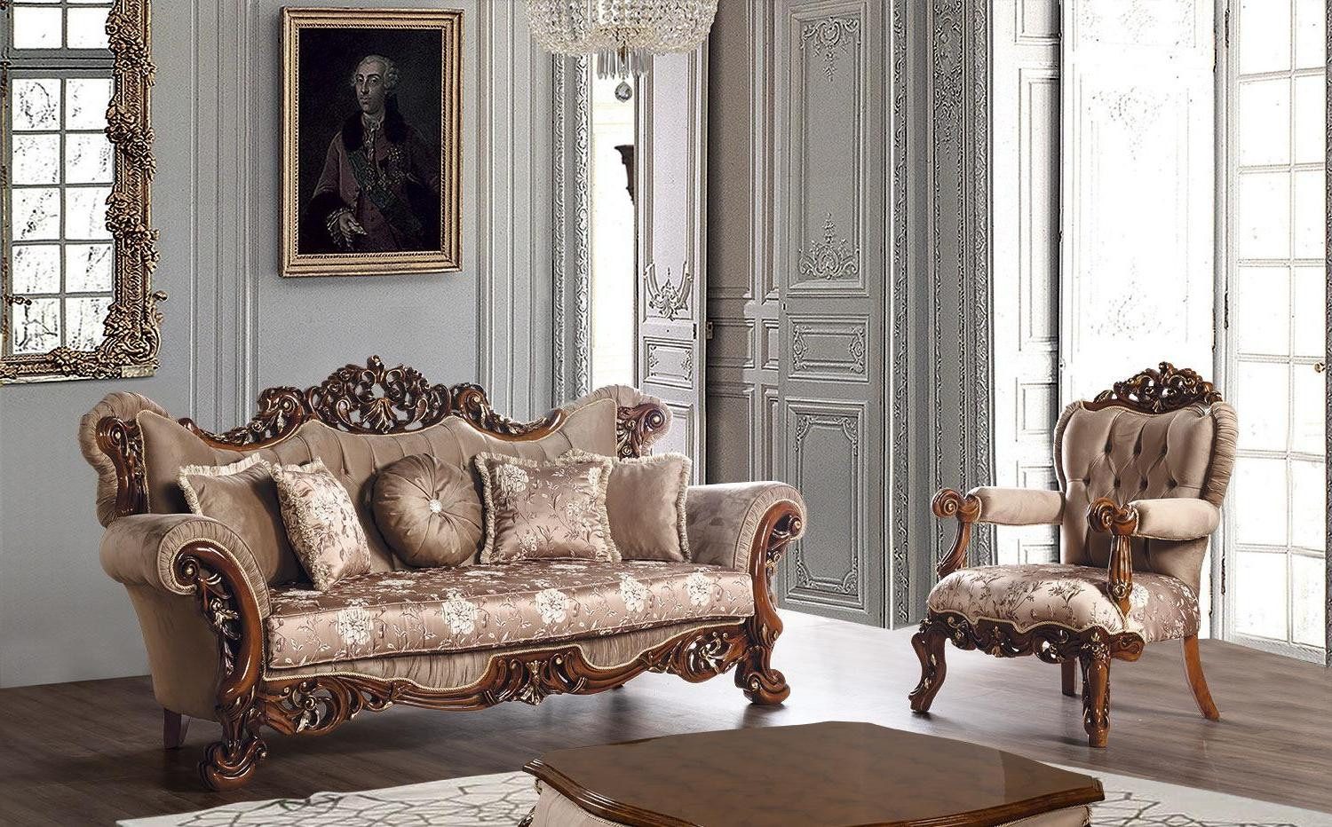 Xlmoebel Polstergarnitur Neues Sofaset Im Stil Art Déco Mit 3 Sitzer