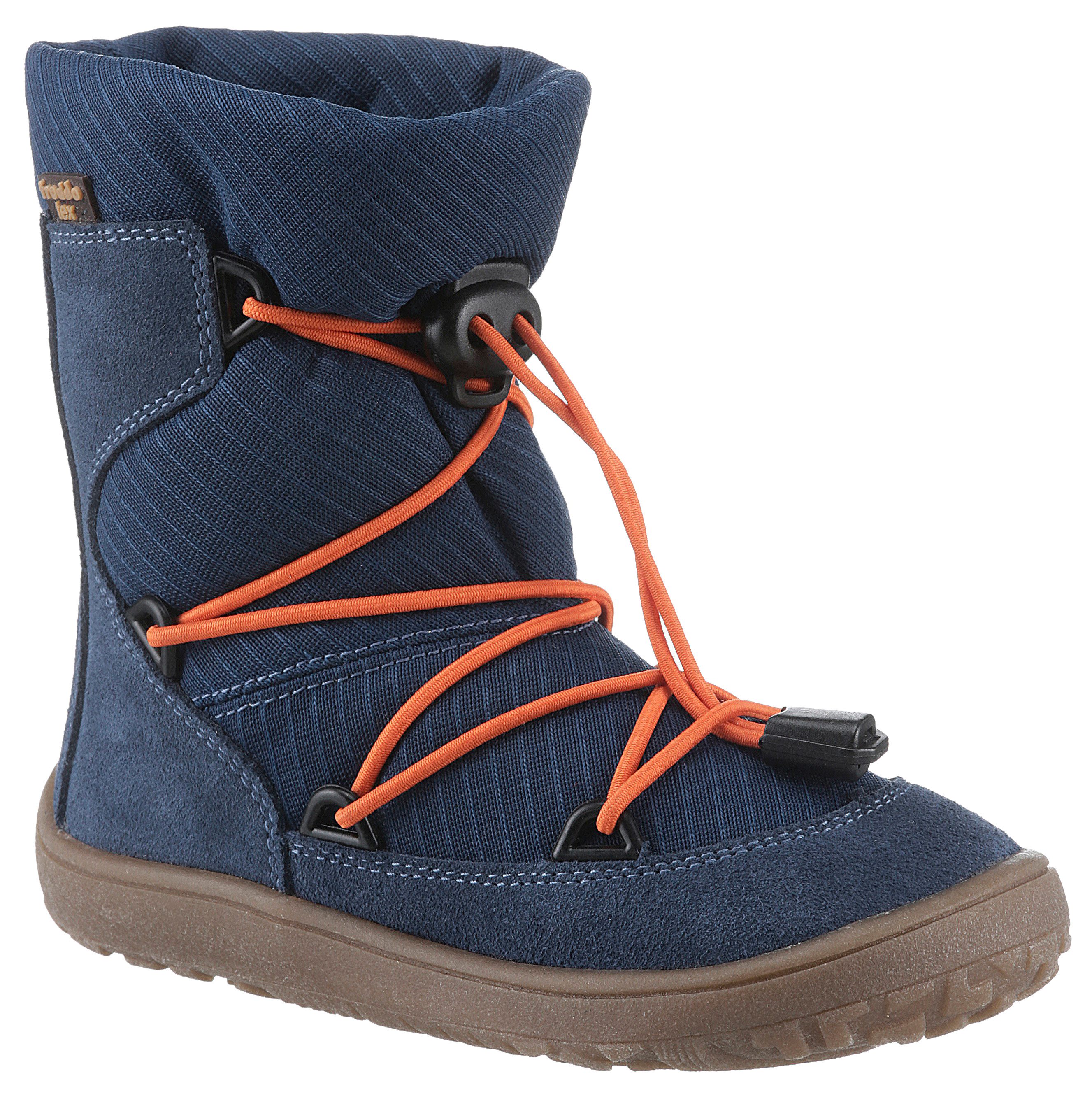froddo® BAREFOOT TEX TRACK WOOL Barfußschuh Winterstiefel, Snowboots, Schlupfstiefel mit TEX ...