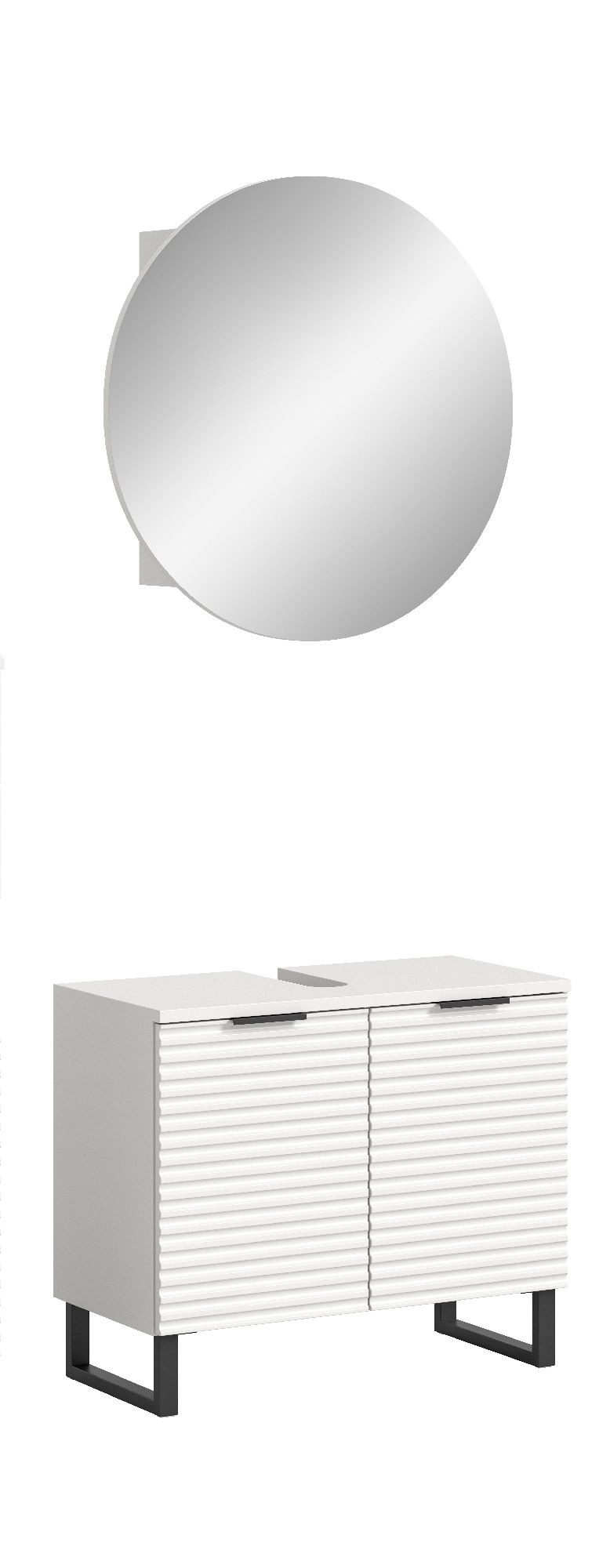 xonox.home Badmöbel-Set, 2-teilige Badkombination in zeitlosem design