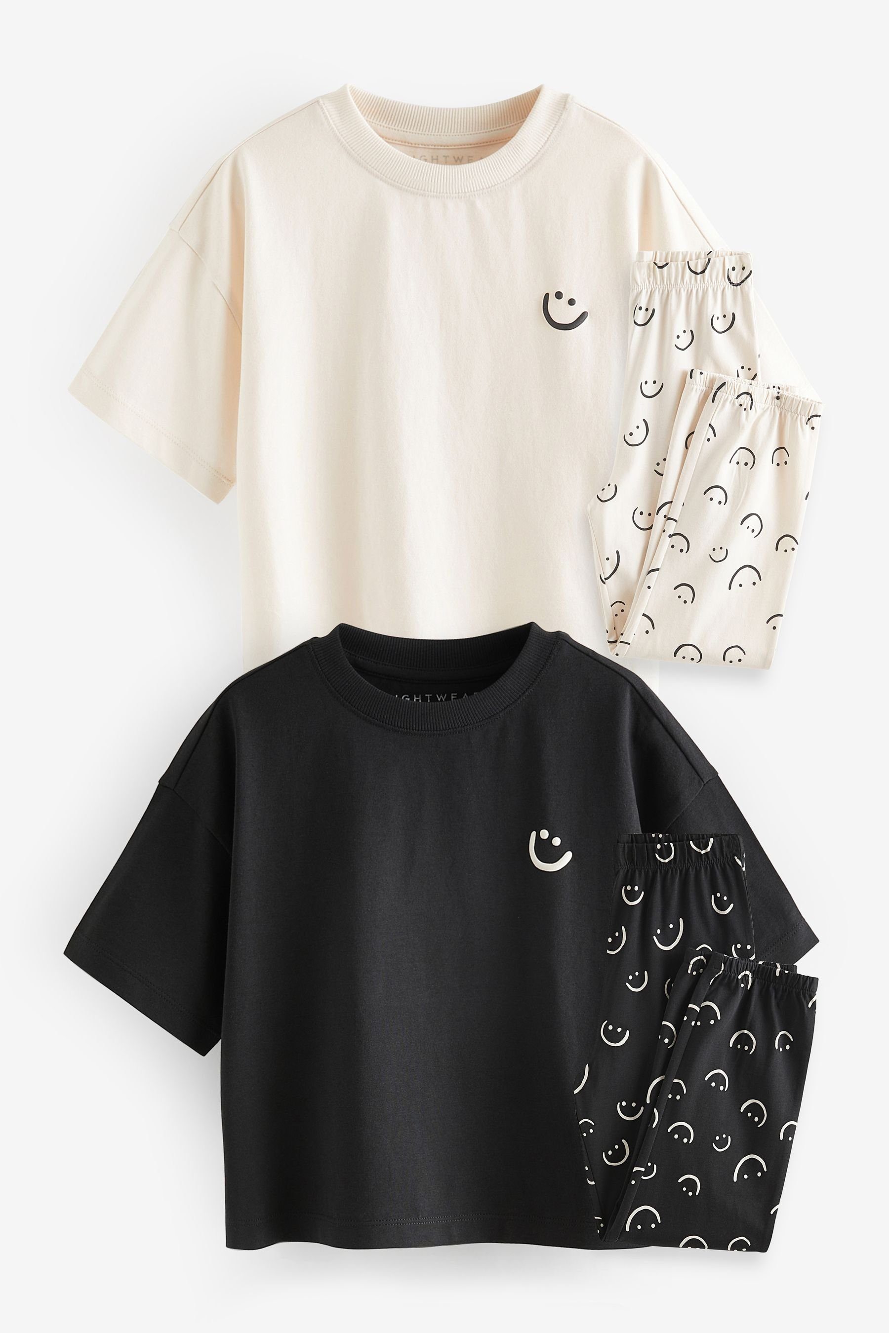 Next Pyjama Schlafanzug Mit Jogginghose Im 2er Pack 4 Tlg