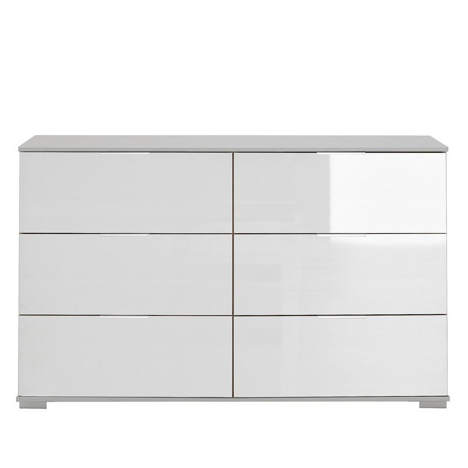 Lomadox Sideboard Elstra 43 Schlafzimmer Mit 6 Schubladen In Weiß Mit