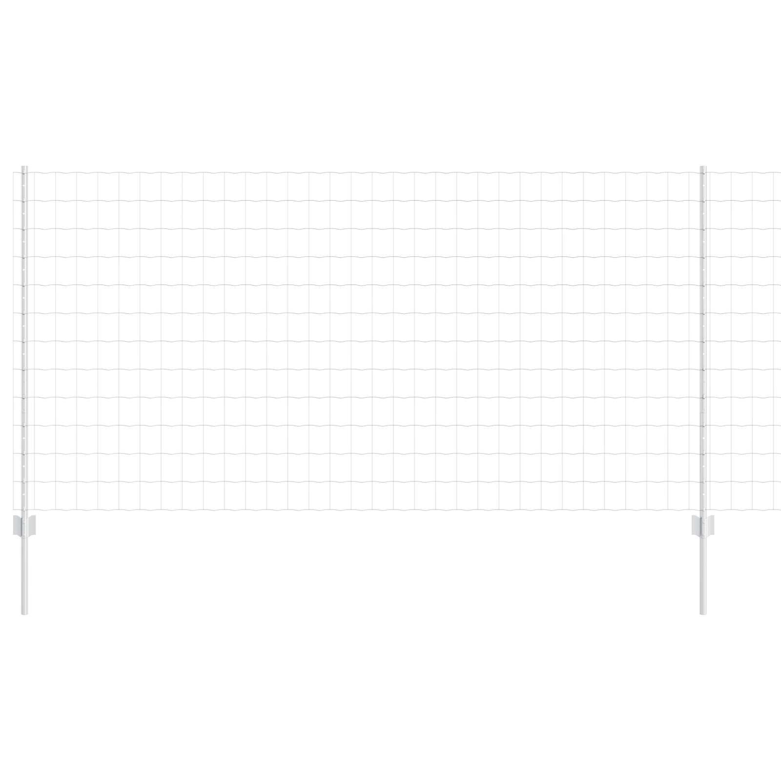vidaXL Gartenzaun Geschweißter Drahtzaun 25 x 1,2 m (B x H ...