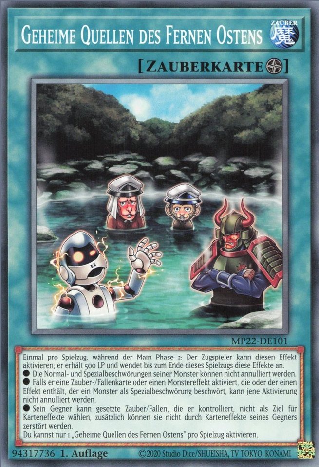 Recollectibles Sammelkarte Yugioh Karte Geheime Quellen Des Fernen