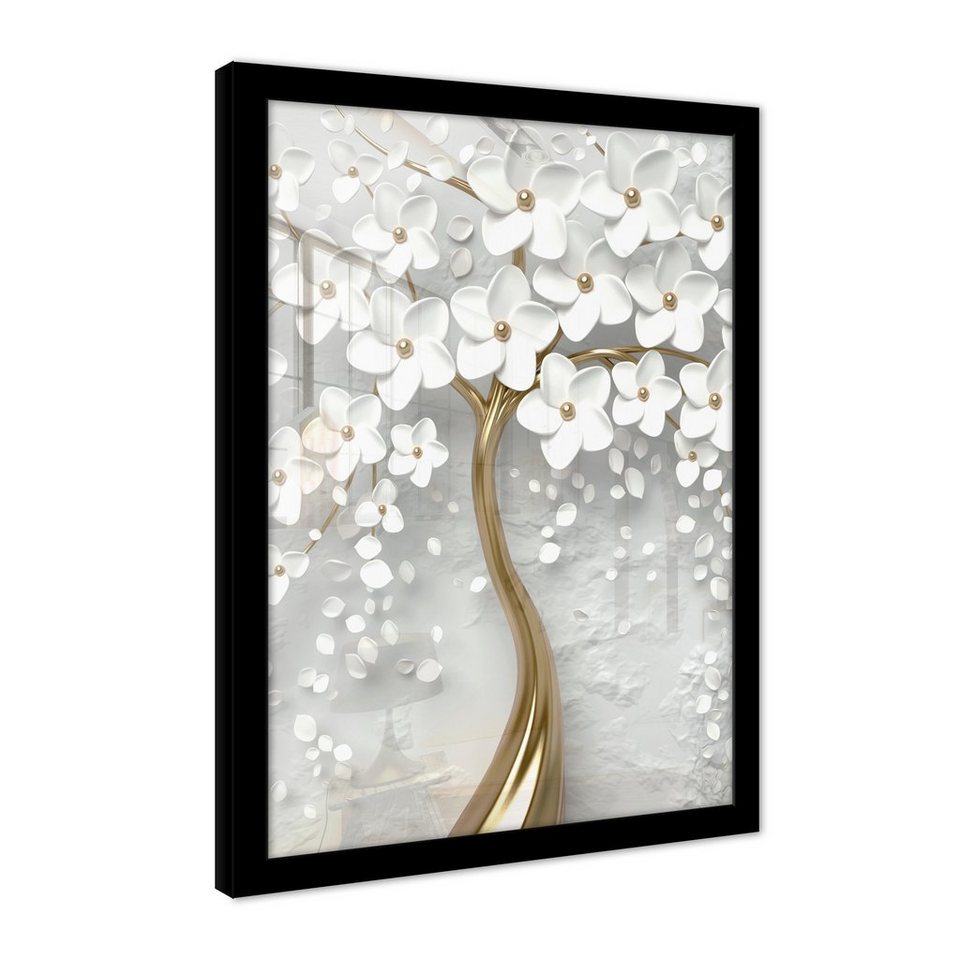 Wallarena Poster Mit Rahmen Bilder Blumen Wohnzimmer Schlafzimmer