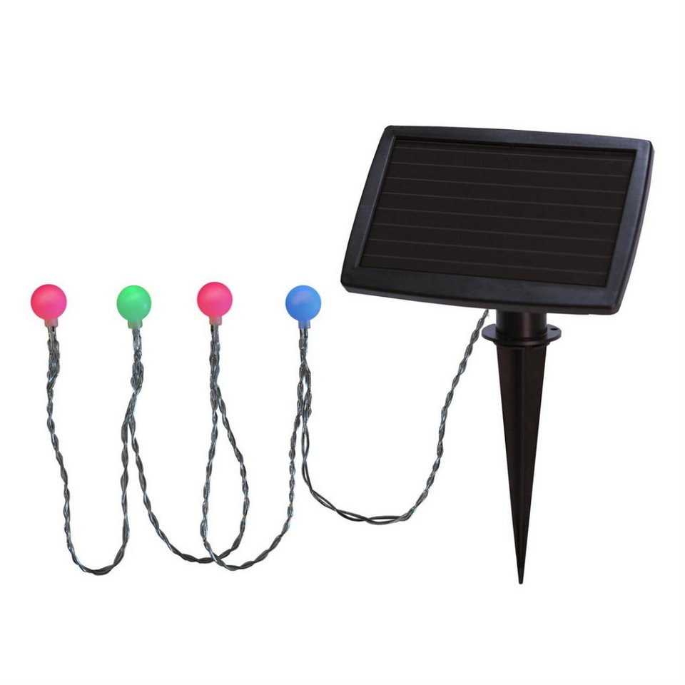 Star Trading Led Lichterkette Solar Lichterkette 20 Blaugrünpinke
