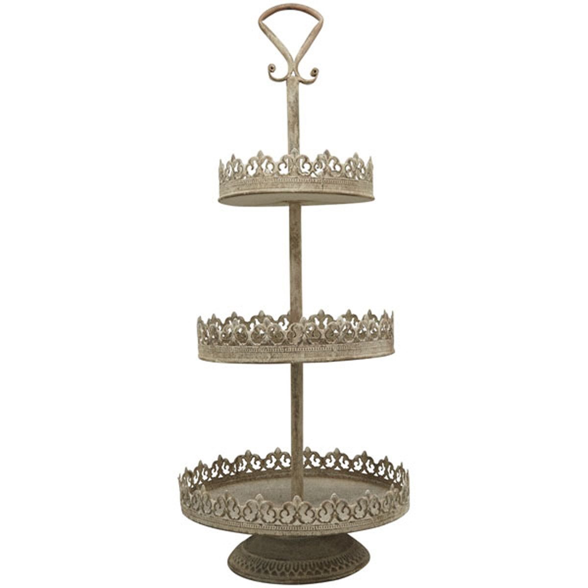 Annimuck Dekoetagere Etagere Artferro Metall 30x30x74 Cm Shabby 3