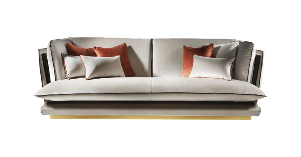 Xlmoebel 3 Sitzer Designer 3 Sitzer Polsterbank Mit Armlehnen Couch