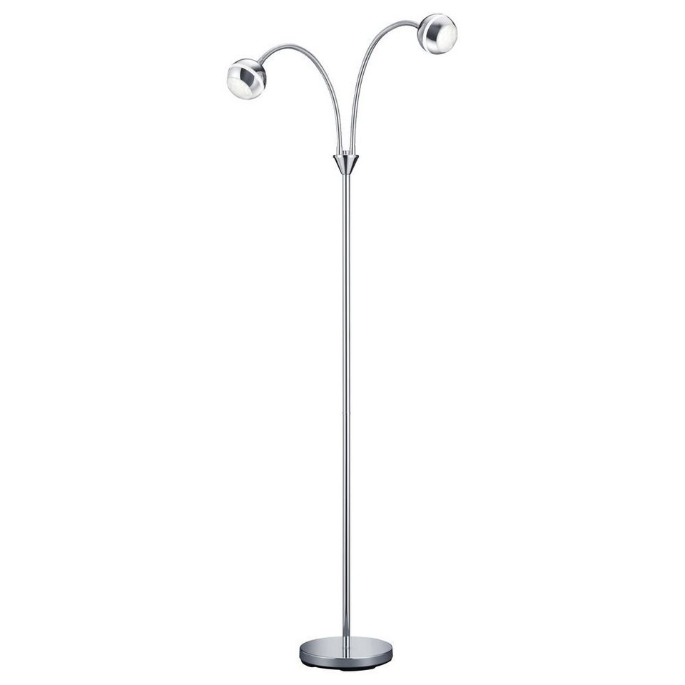 Click Licht Led Außen Stehlampe Led Stehleuchte In Chrom 2x38w 700lm