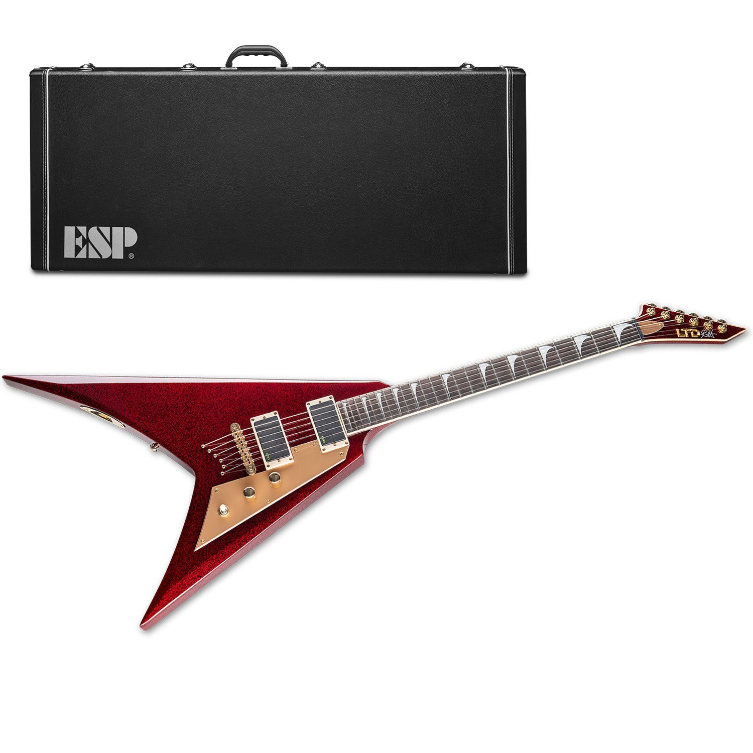 ESP E-Gitarre ESP LTD KH-V RSP Kirk Hammett Signature E-Gitarre ...